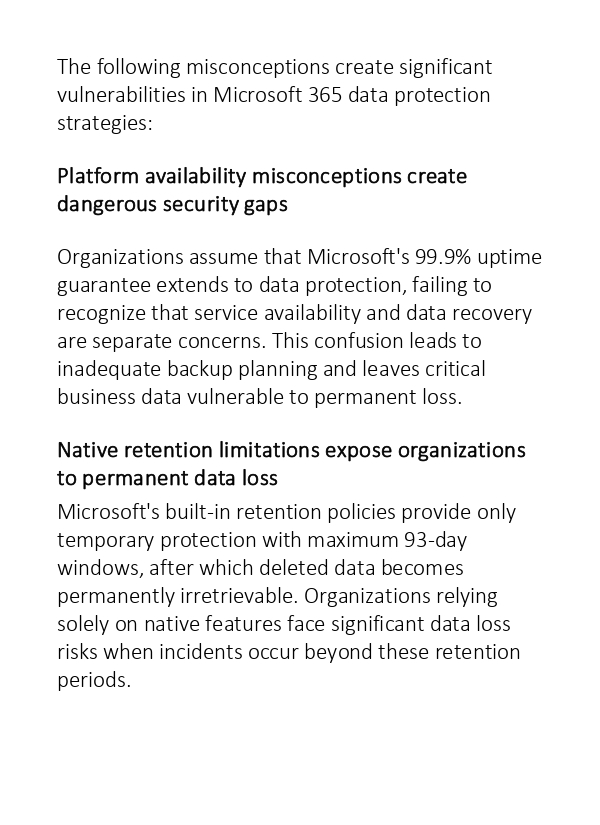 Microsoft 365 Backup Essentials